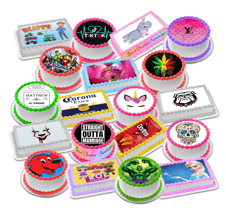 Frosting and Icing Sheets | Edible Images | Cakes, Cupcakes & More ...