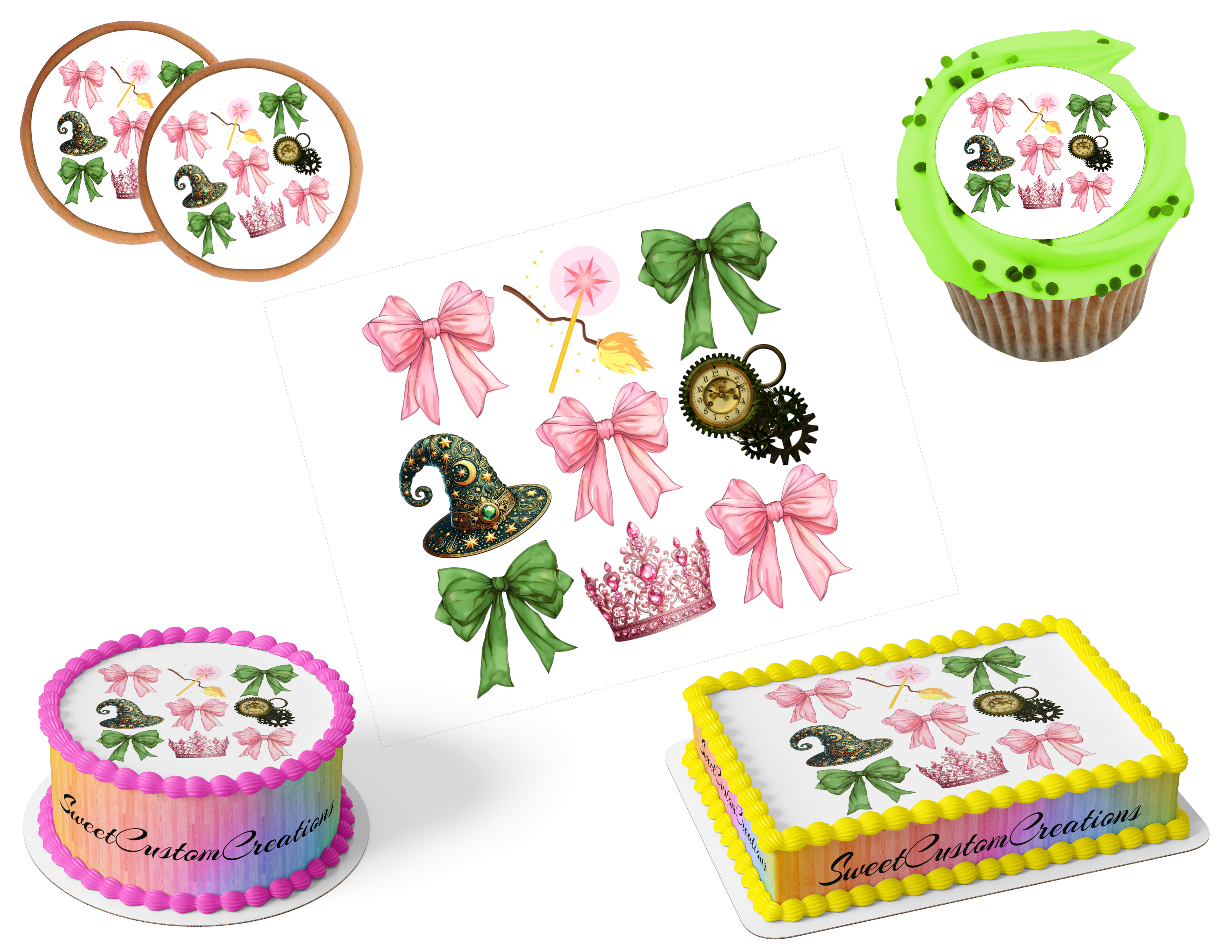 Wicked Edible Image Frosting Sheet #104 (80+ sizes) – Sweet Custom ...