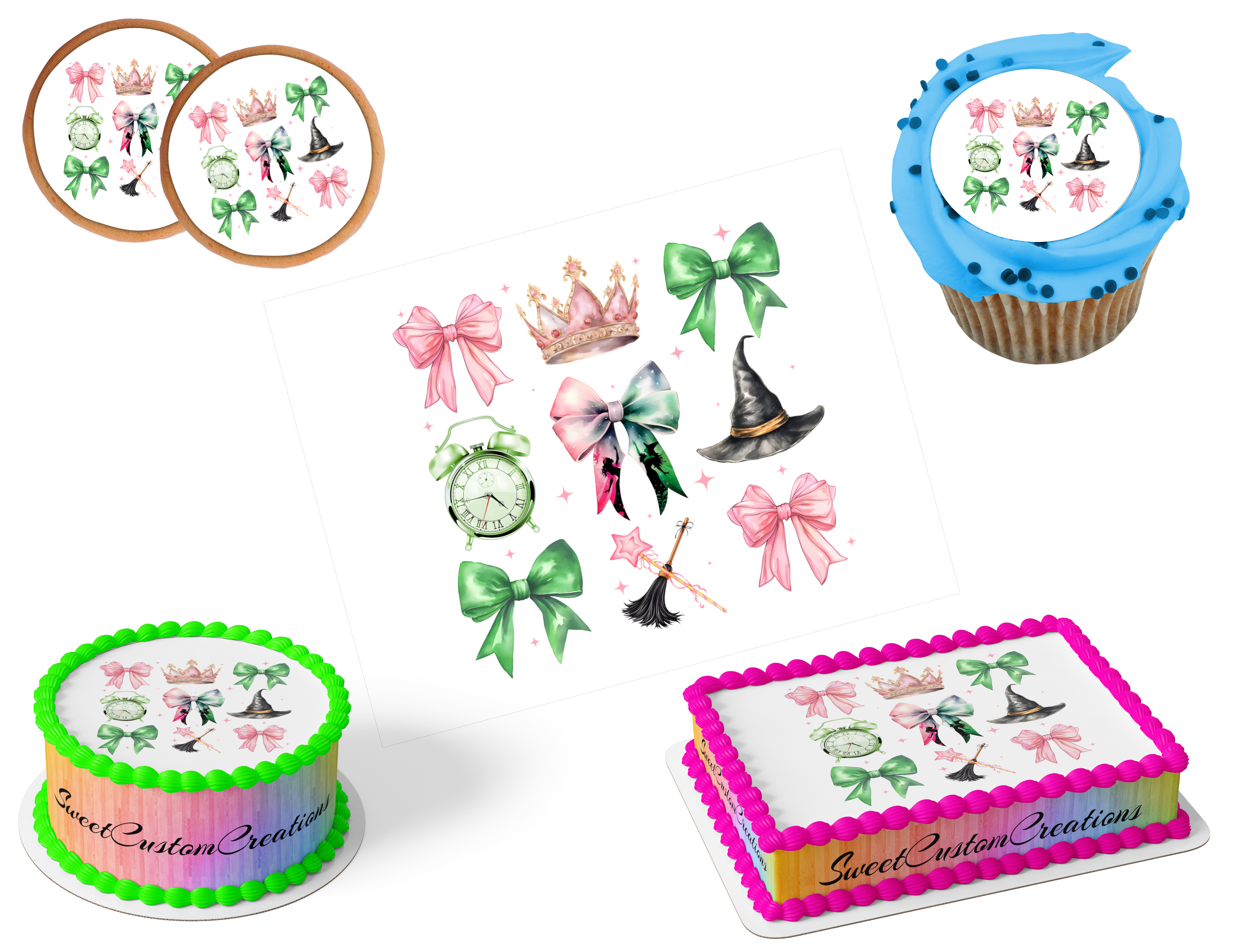 Wicked Edible Image Frosting Sheet #108 (80+ sizes) – Sweet Custom ...