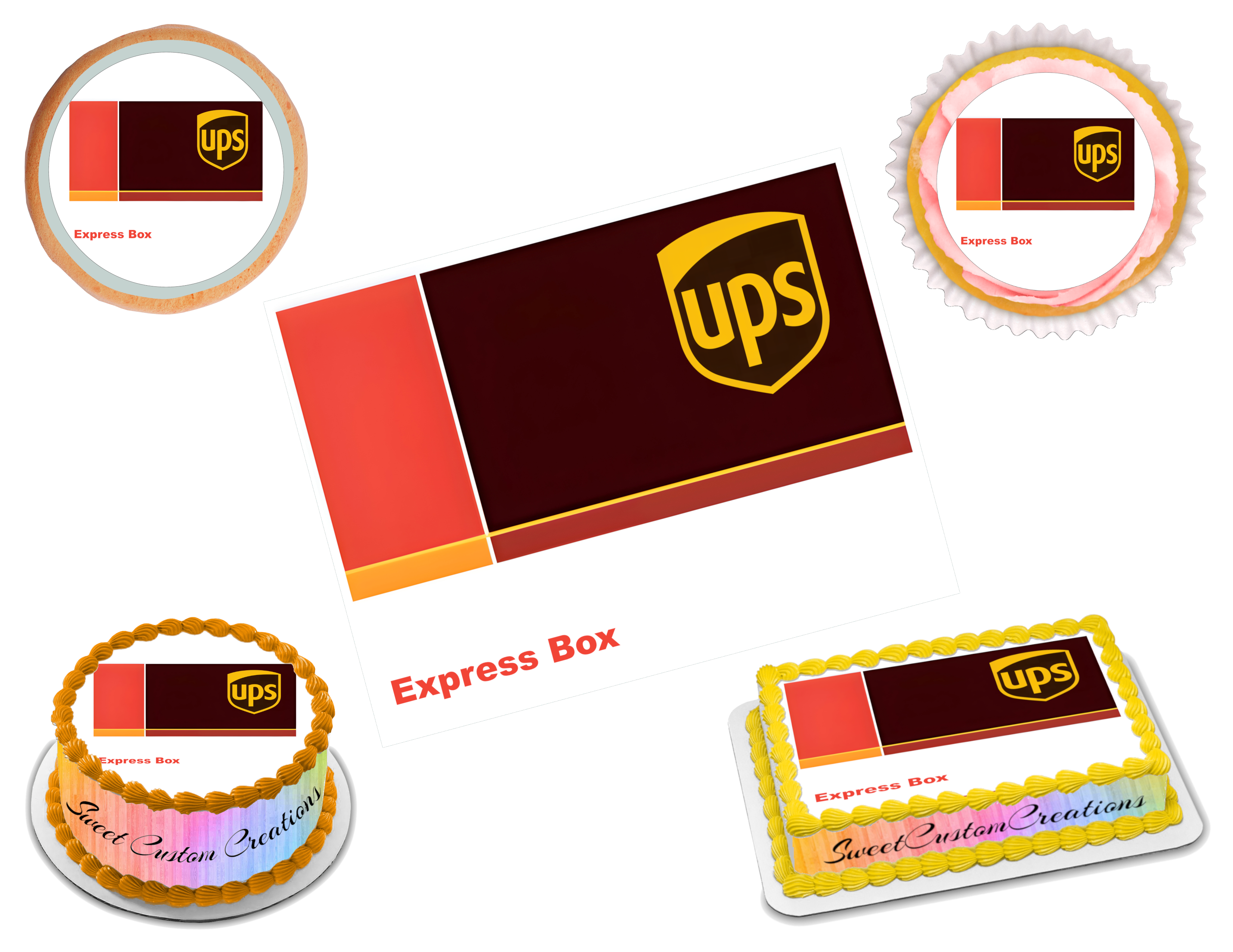 UPS Edible Image Frosting Sheet #10 (80+ sizes) – Sweet Custom Creations