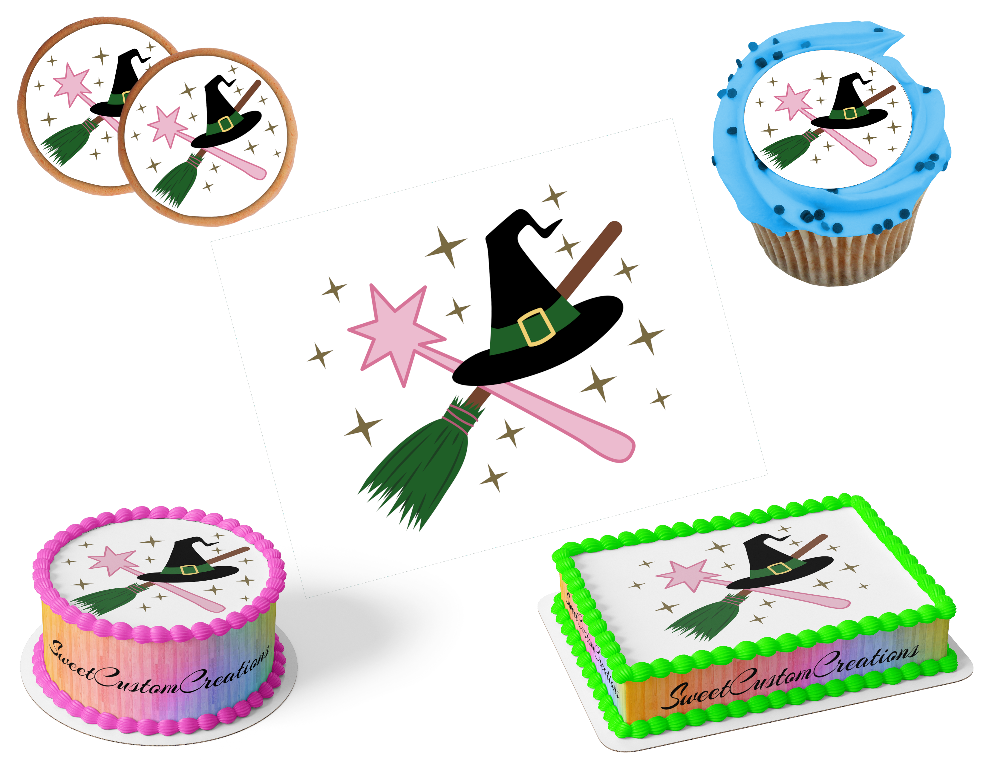 Wicked Edible Image Frosting Sheet #127 (80+ sizes) – Sweet Custom ...