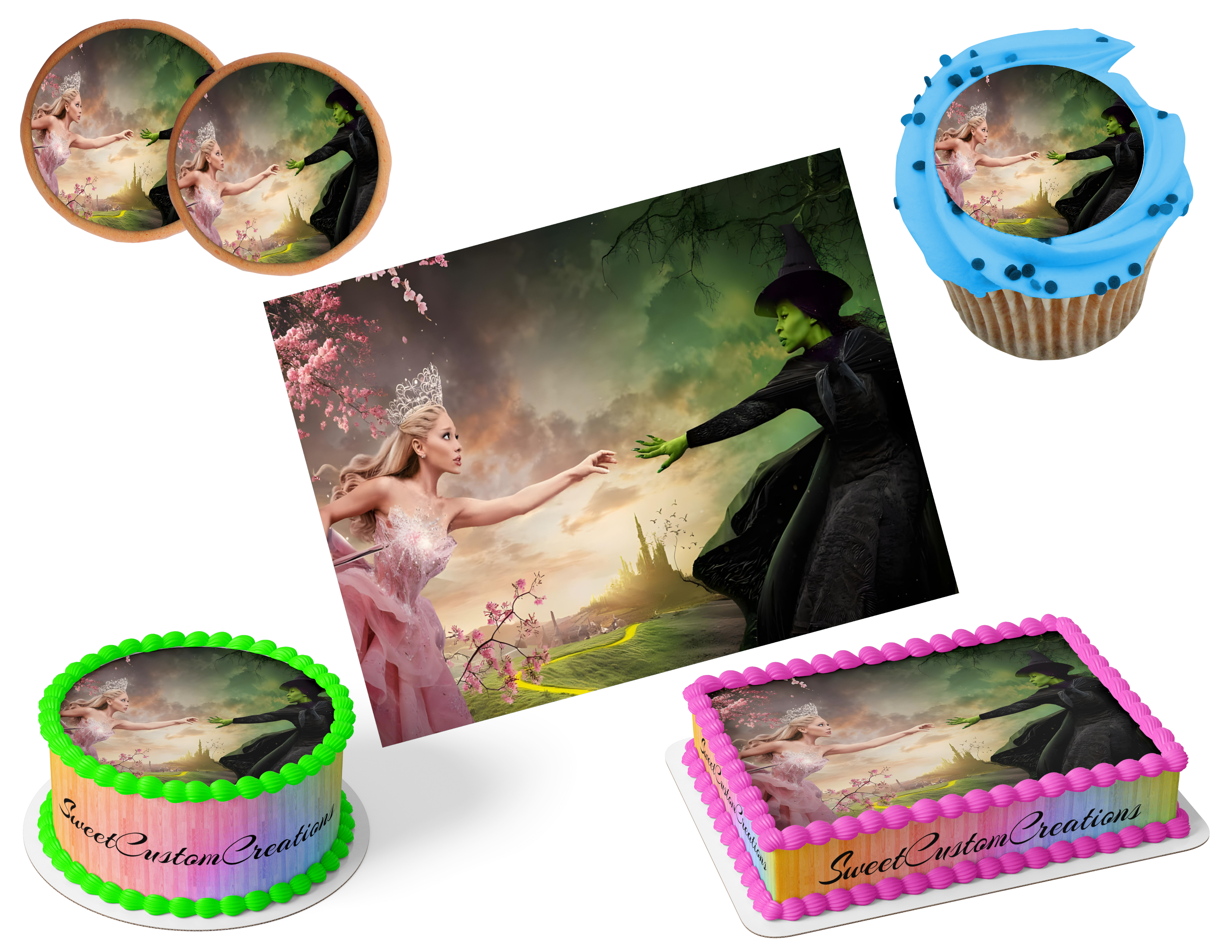 Wicked Edible Image Frosting Sheet #143 (80+ sizes) – Sweet Custom ...