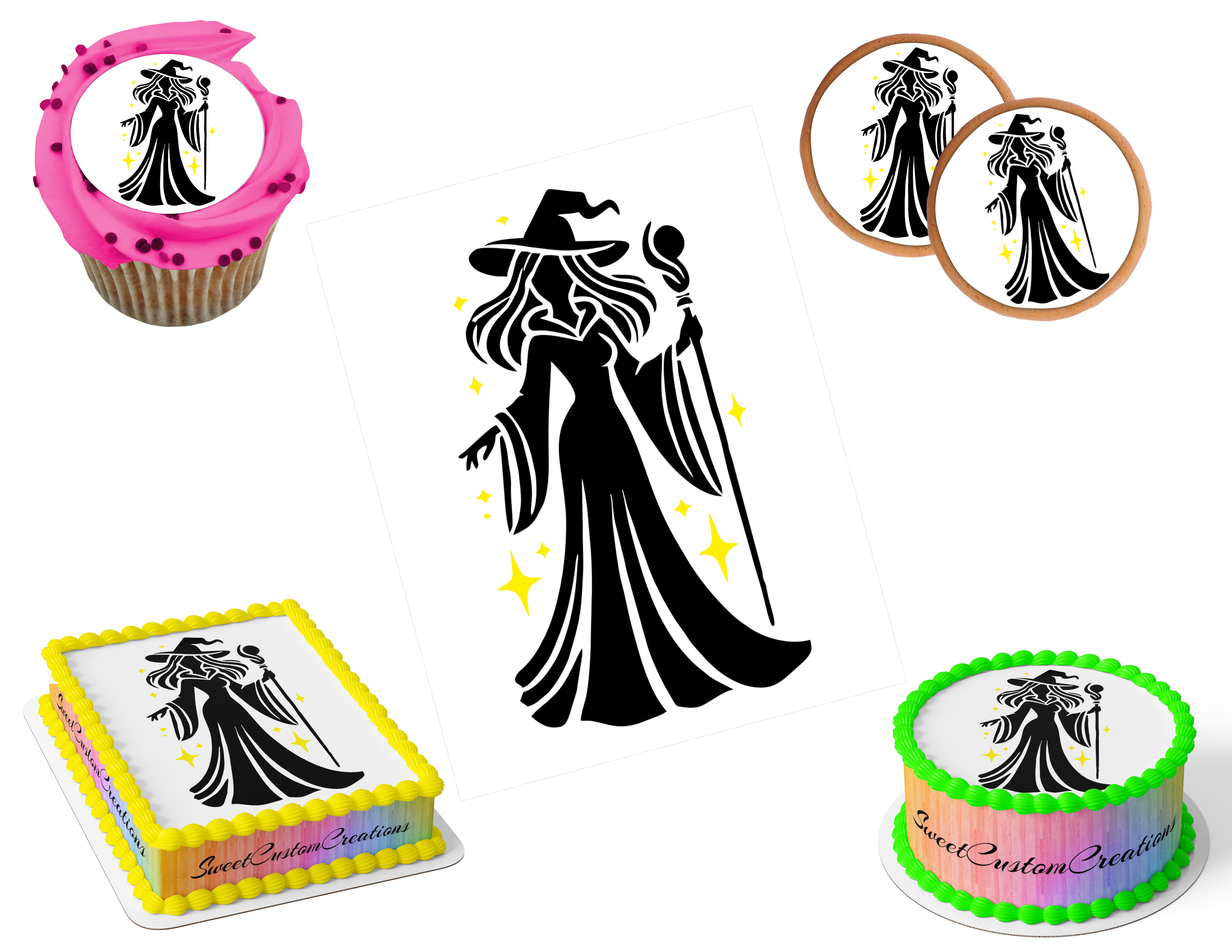 Wicked Edible Image Frosting Sheet #38 (80+ sizes) – Sweet Custom Creations