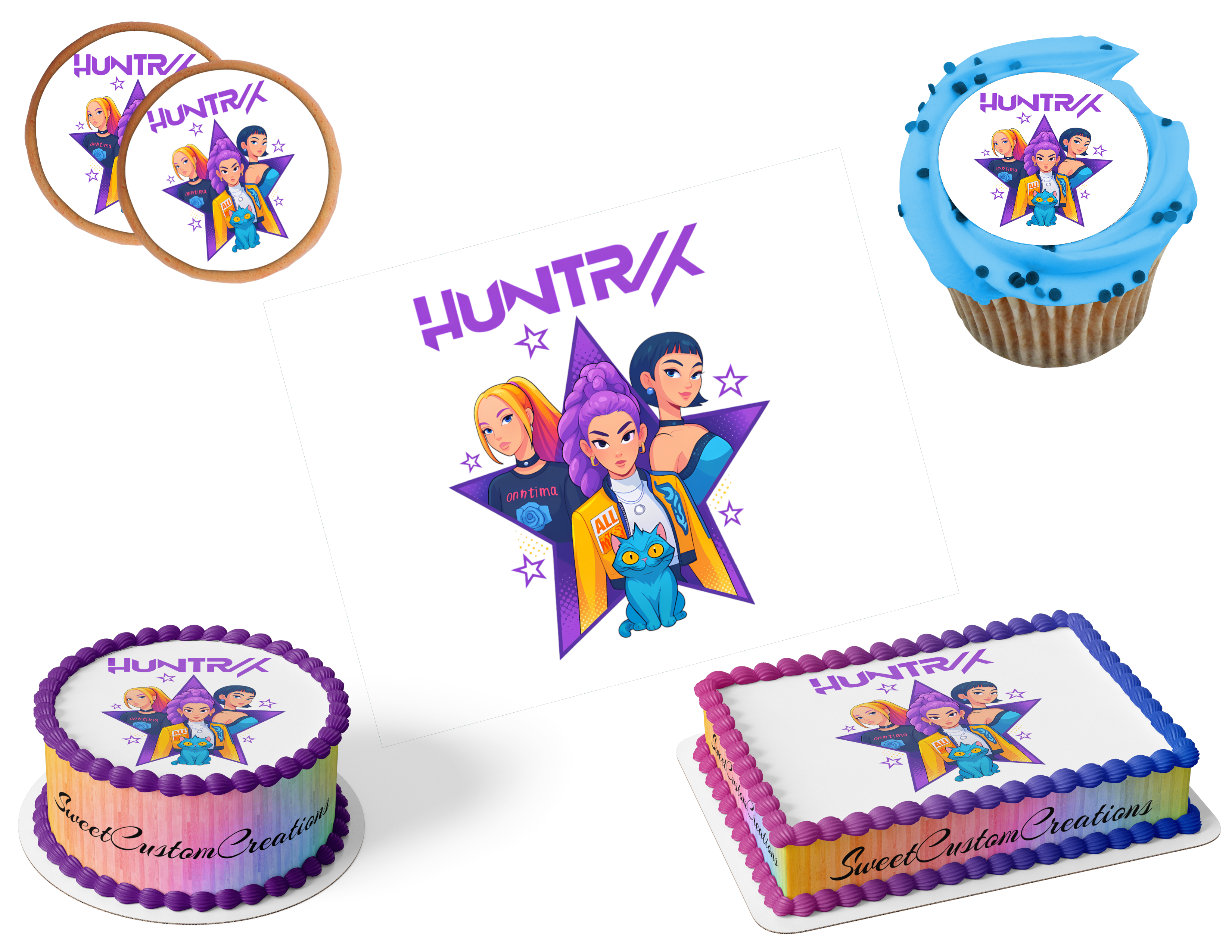 K-Pop Demon Hunters Edible Image Frosting Sheet #39 (80+ sizes) – Sweet ...