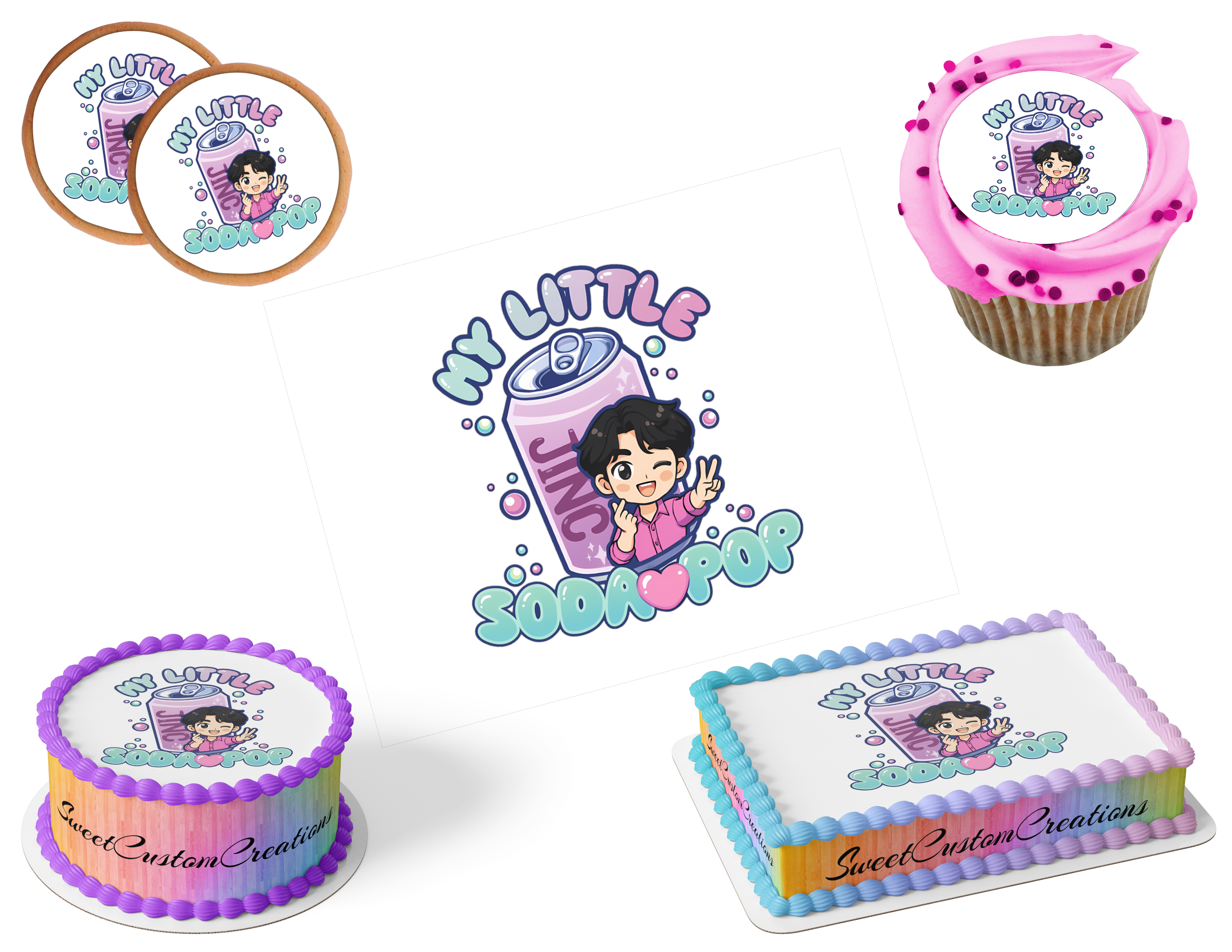 K-Pop Demon Hunters Edible Image Frosting Sheet #50 (80+ sizes) – Sweet ...