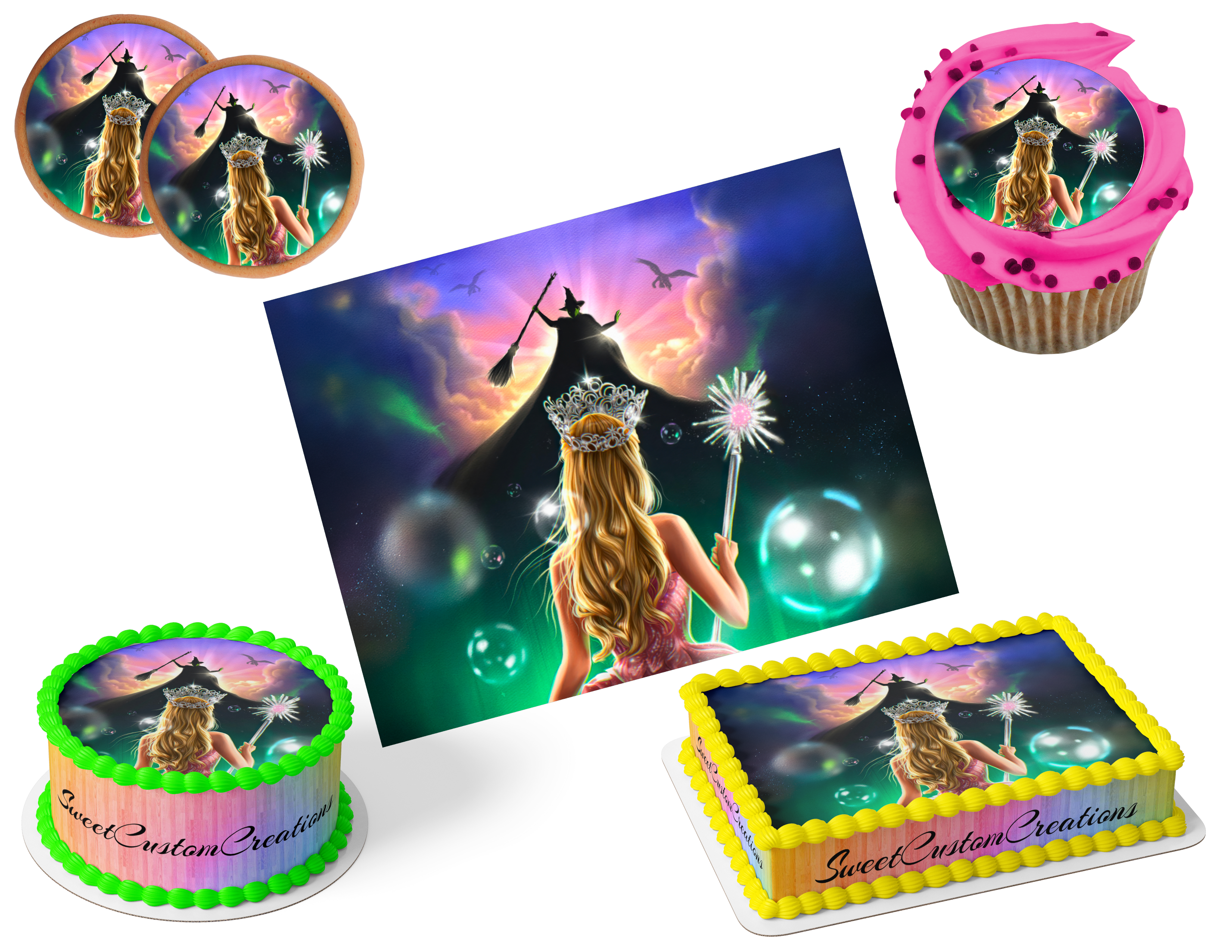 Wicked Edible Image Frosting Sheet #66 (80+ sizes) – Sweet Custom Creations