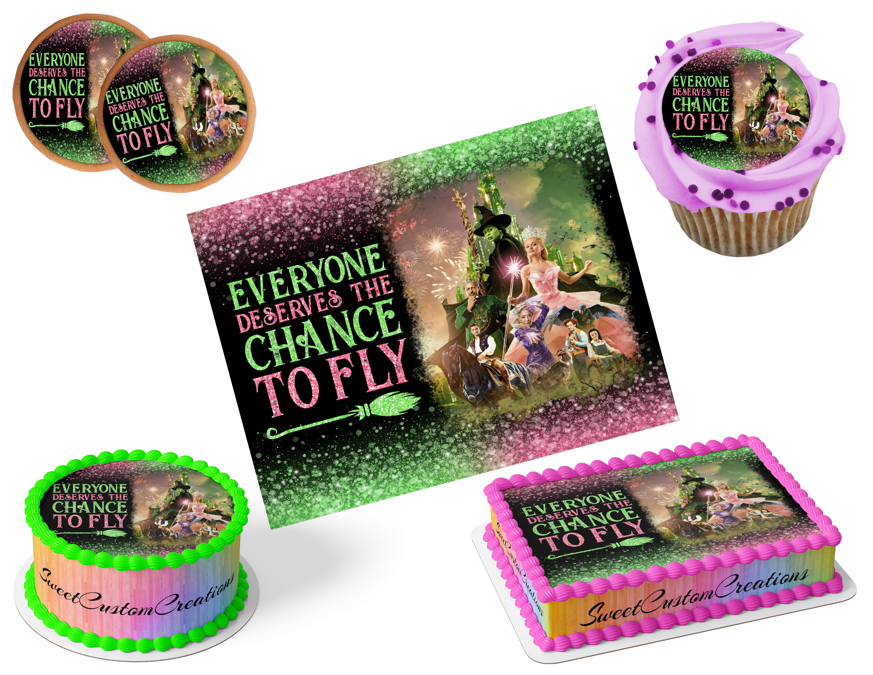 Wicked Edible Image Frosting Sheet #85 (80+ sizes) – Sweet Custom Creations