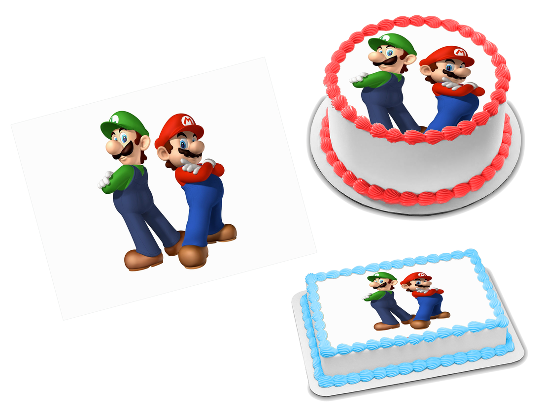 Super Mario Brothers Edible Image Frosting Sheet #1 (70+ sizes) – Sweet ...