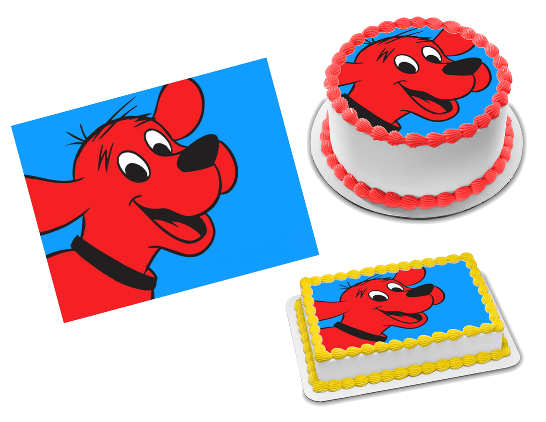 Clifford the Big Red Dog Edible Image Frosting Sheet #1 Topper (70+ si ...