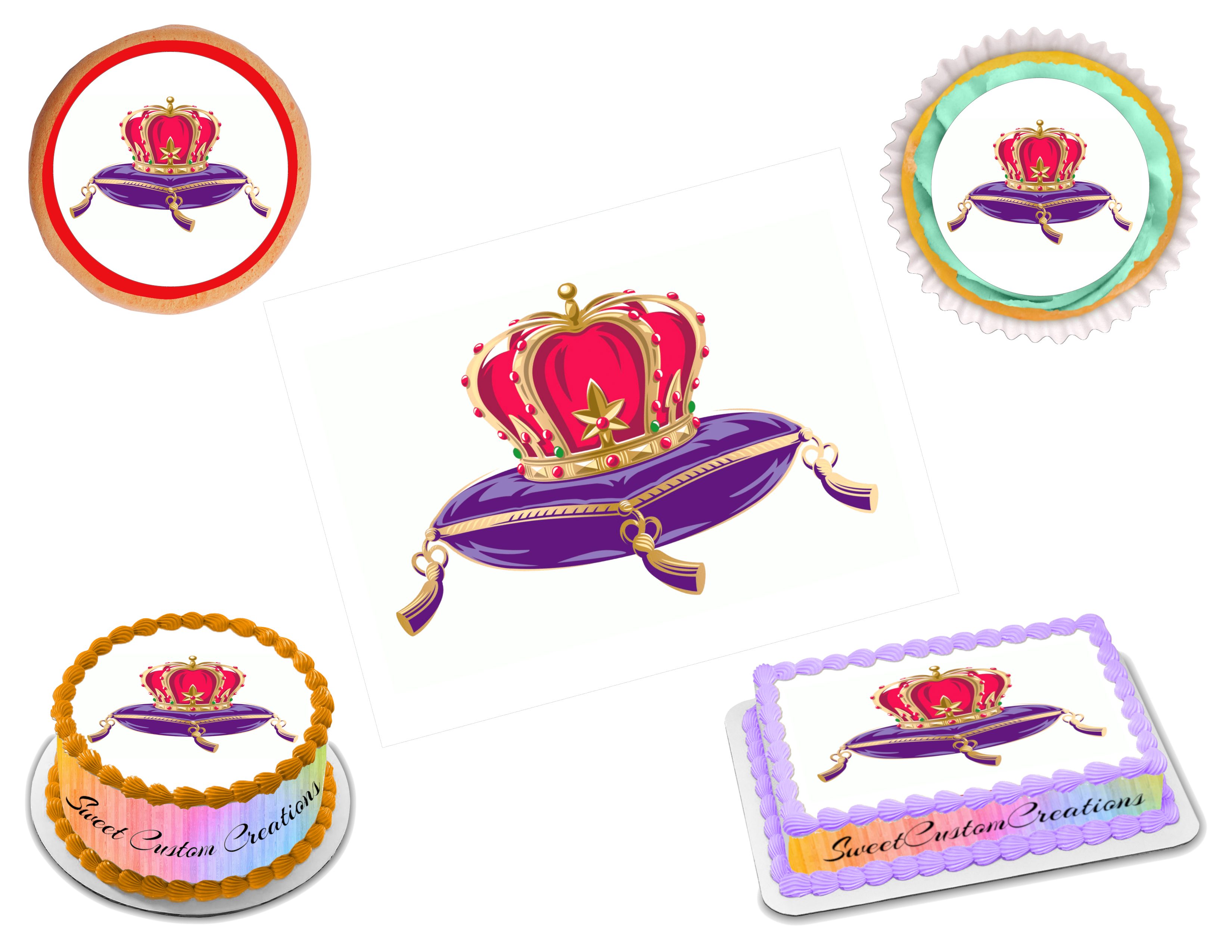 Crown Royal Edible Image Frosting Sheet #10 Topper (80+ sizes) – Sweet ...