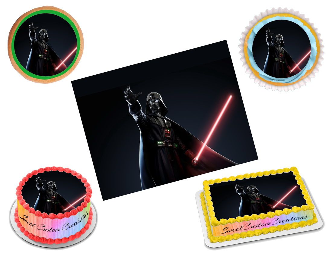 Darth Vader Star Wars Edible Image Frosting Sheet #12 (70+ sizes ...