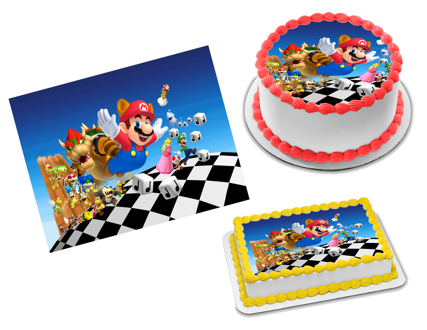 Super Mario Brothers Edible Image Frosting Sheet #13 (70+ sizes ...