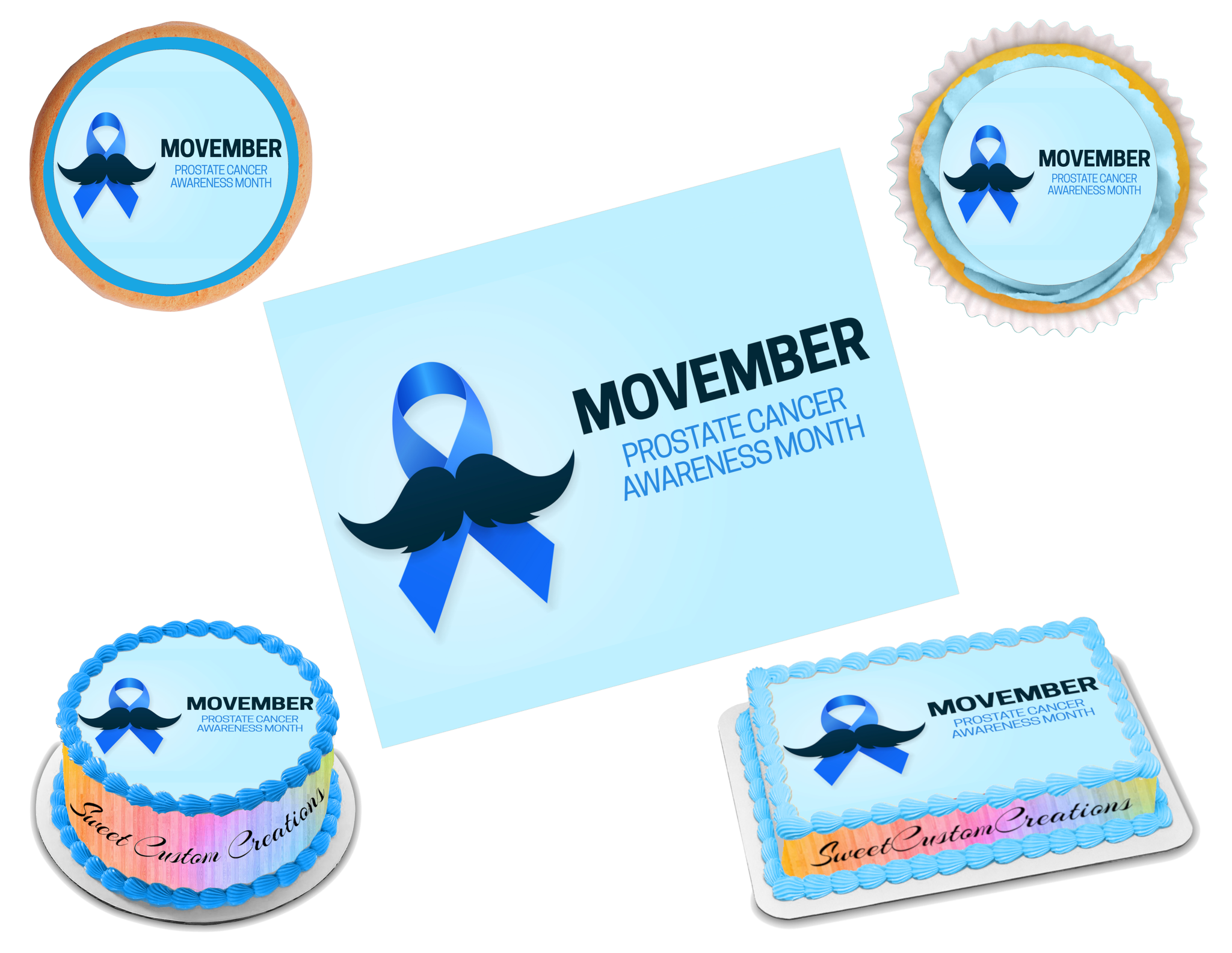 Prostate Cancer Awareness Edible Image Frosting Sheet #13 (80+ sizes ...