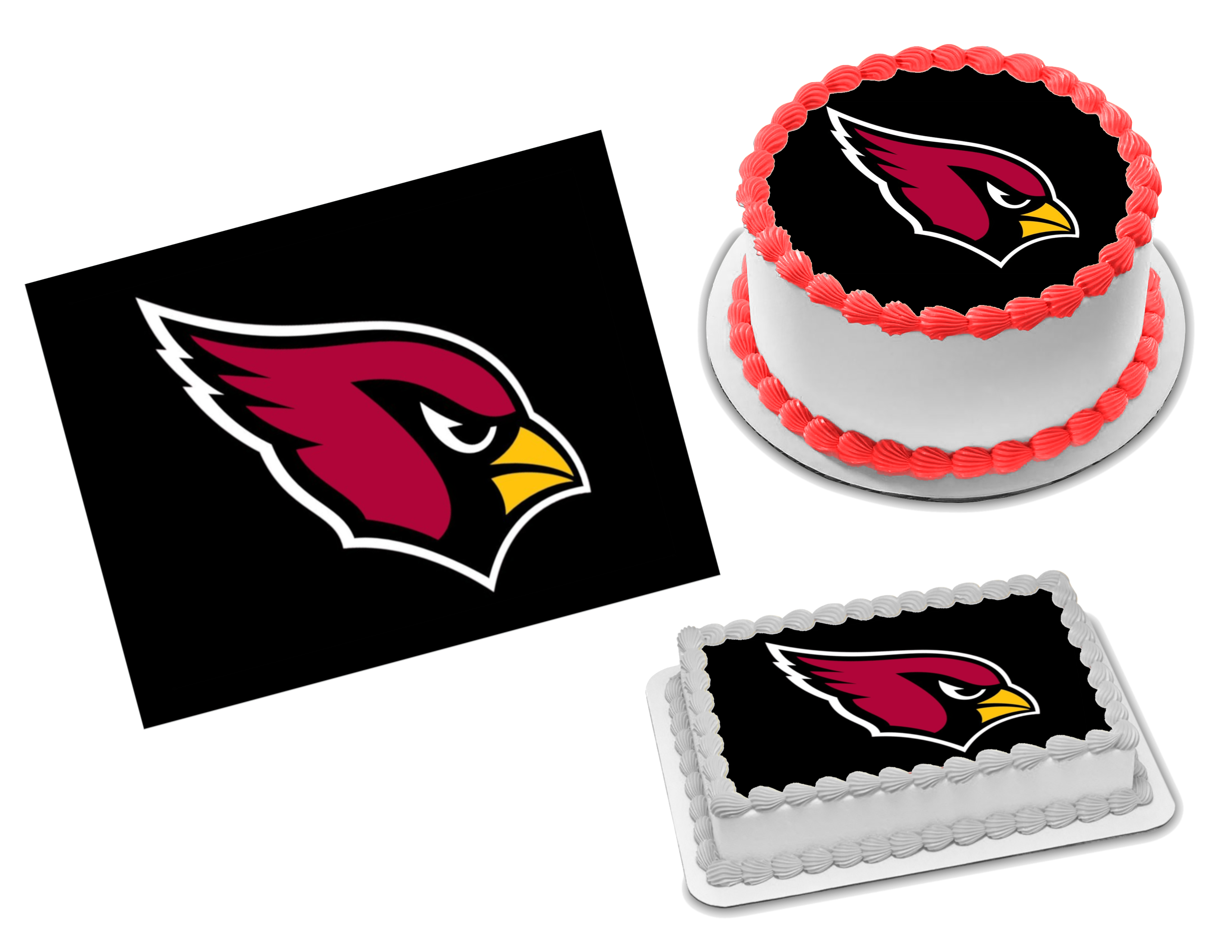 Arizona Cardinals Edible Image Frosting Sheet #16 (80+ sizes) – Sweet ...
