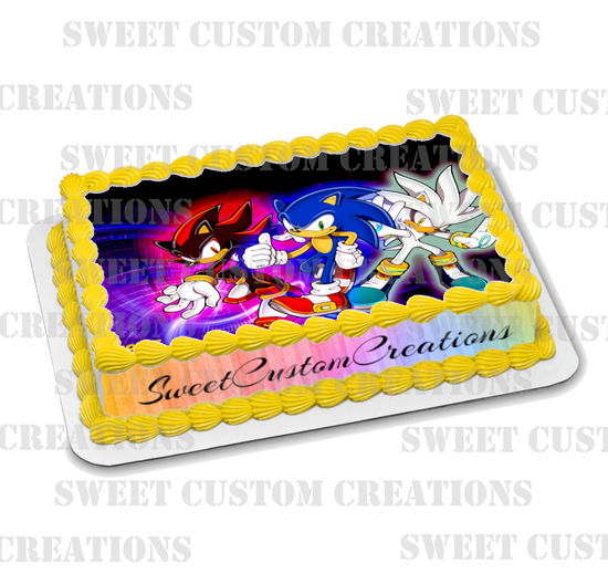 Sonic Edible Image Frosting Sheet #18 (70+ sizes) – Sweet Custom Creations