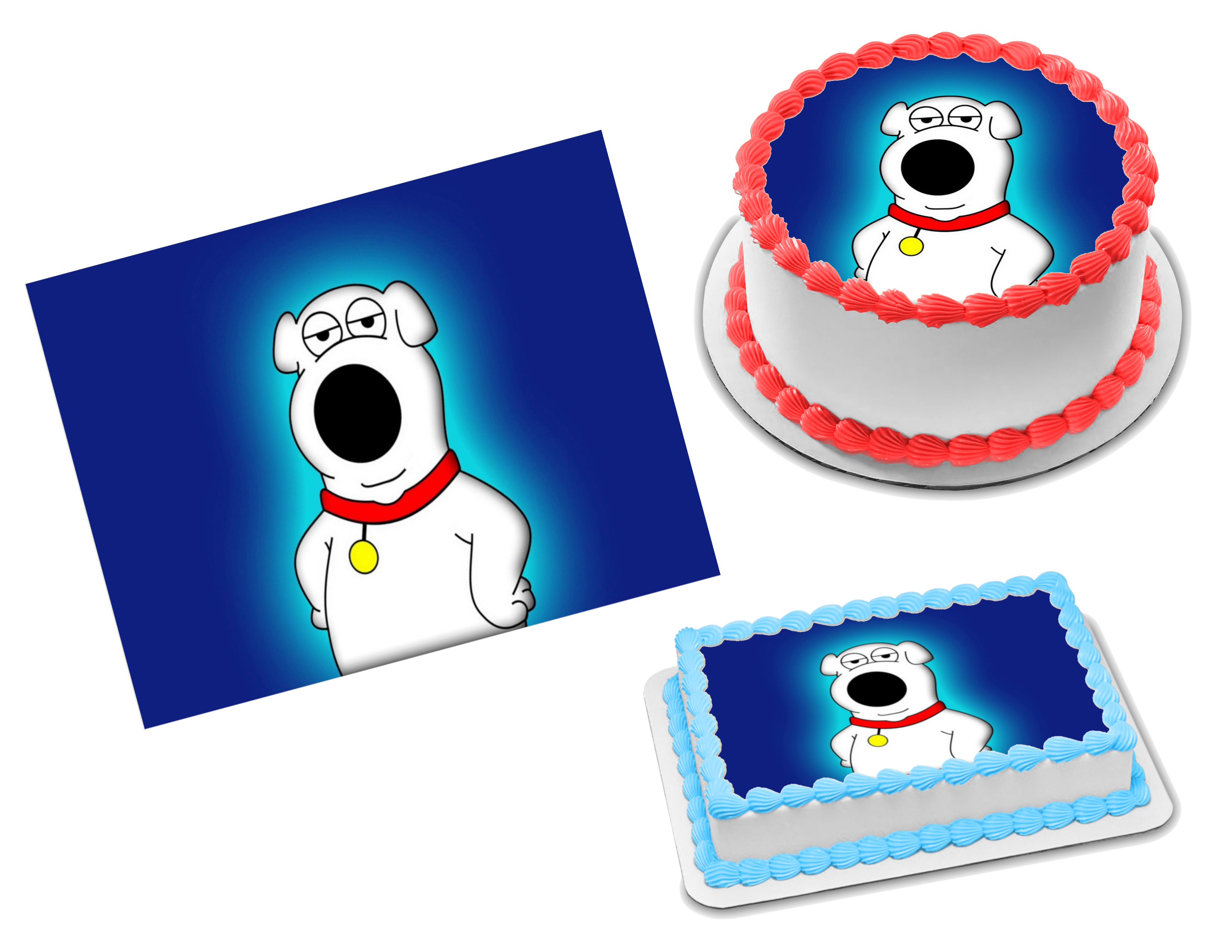 Brian Edible Image Frosting Sheet #19 Topper (80+ sizes) – Sweet Custom ...
