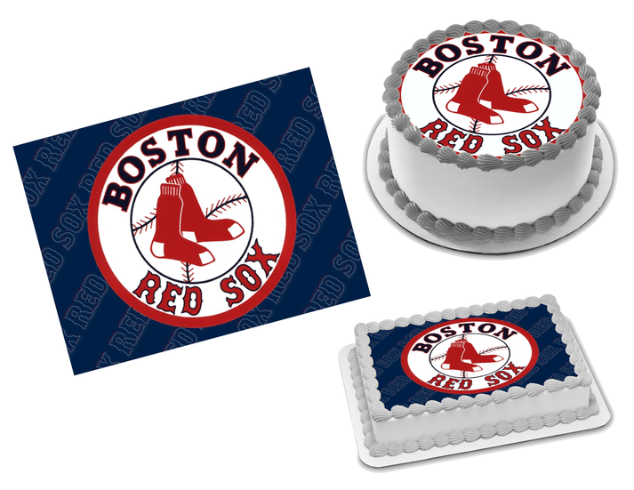 Boston Red Sox Edible Image Frosting Sheet #1Z Topper (70+ sizes ...