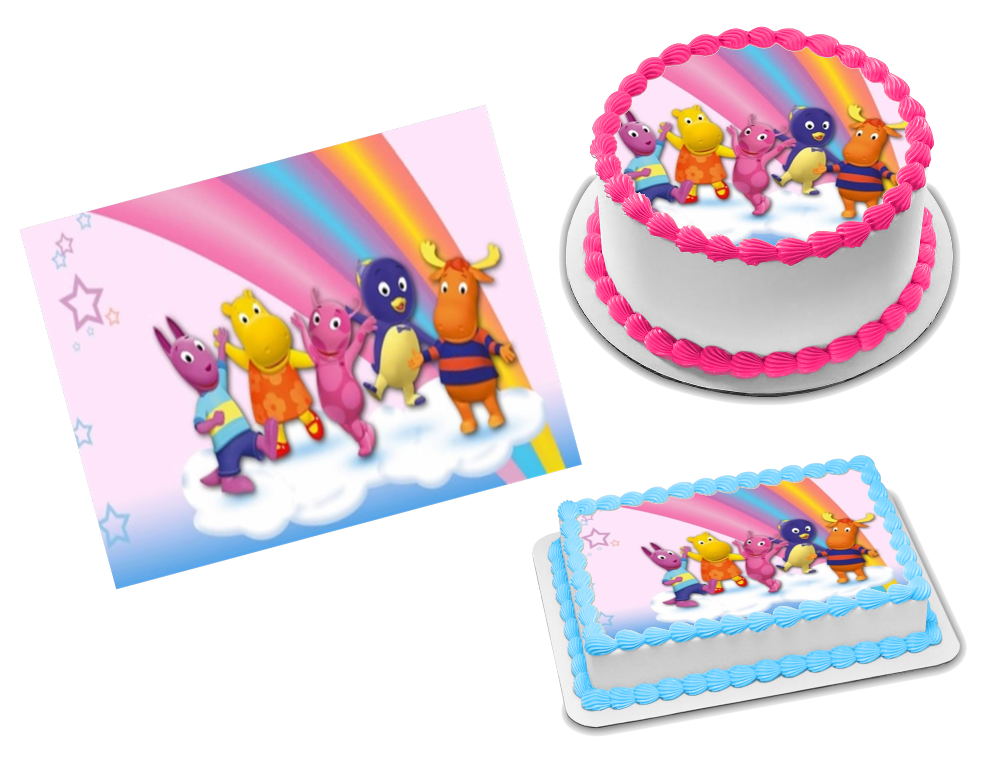 Backyardigans Edible Image Frosting Sheet #2 (80+ sizes) – Sweet Custom ...