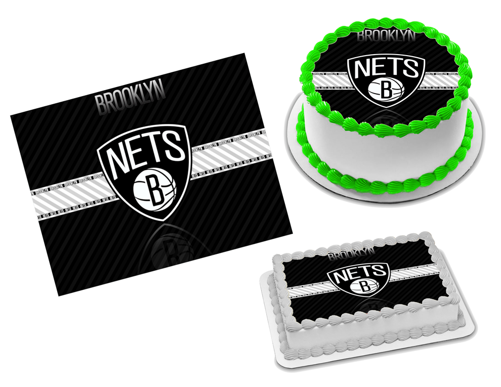 Brooklyn Nets Edible Image Frosting Sheet #20 Topper (70+ sizes) – Sweet Custom Creations