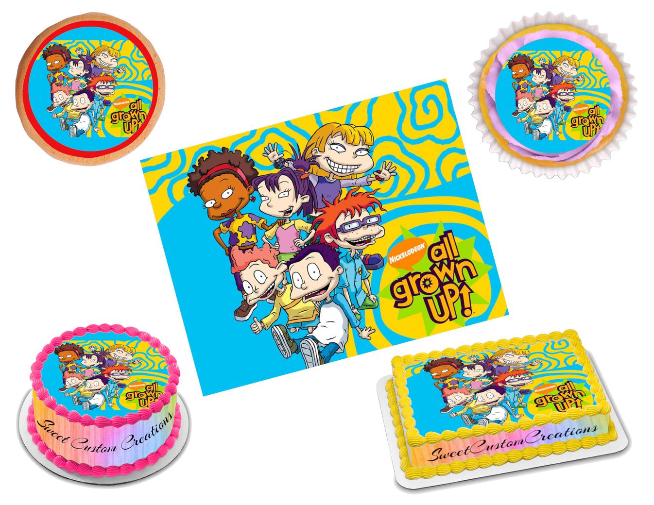 Rugrats Edible Image Frosting Sheet #2 (70+ sizes) – Sweet Custom Creations