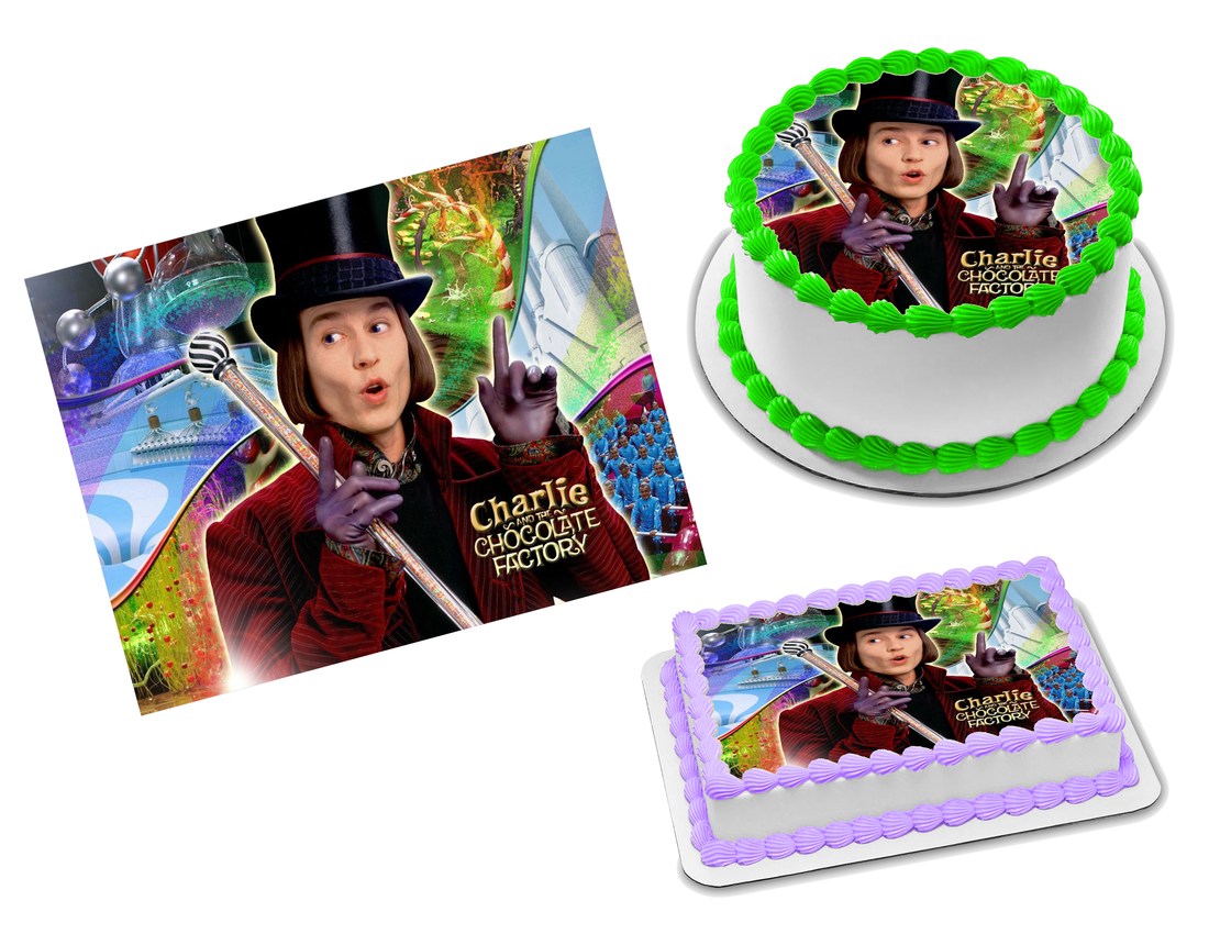 Charlie and the Chocolate Factory Edible Image Frosting Sheet #3 Toppe ...