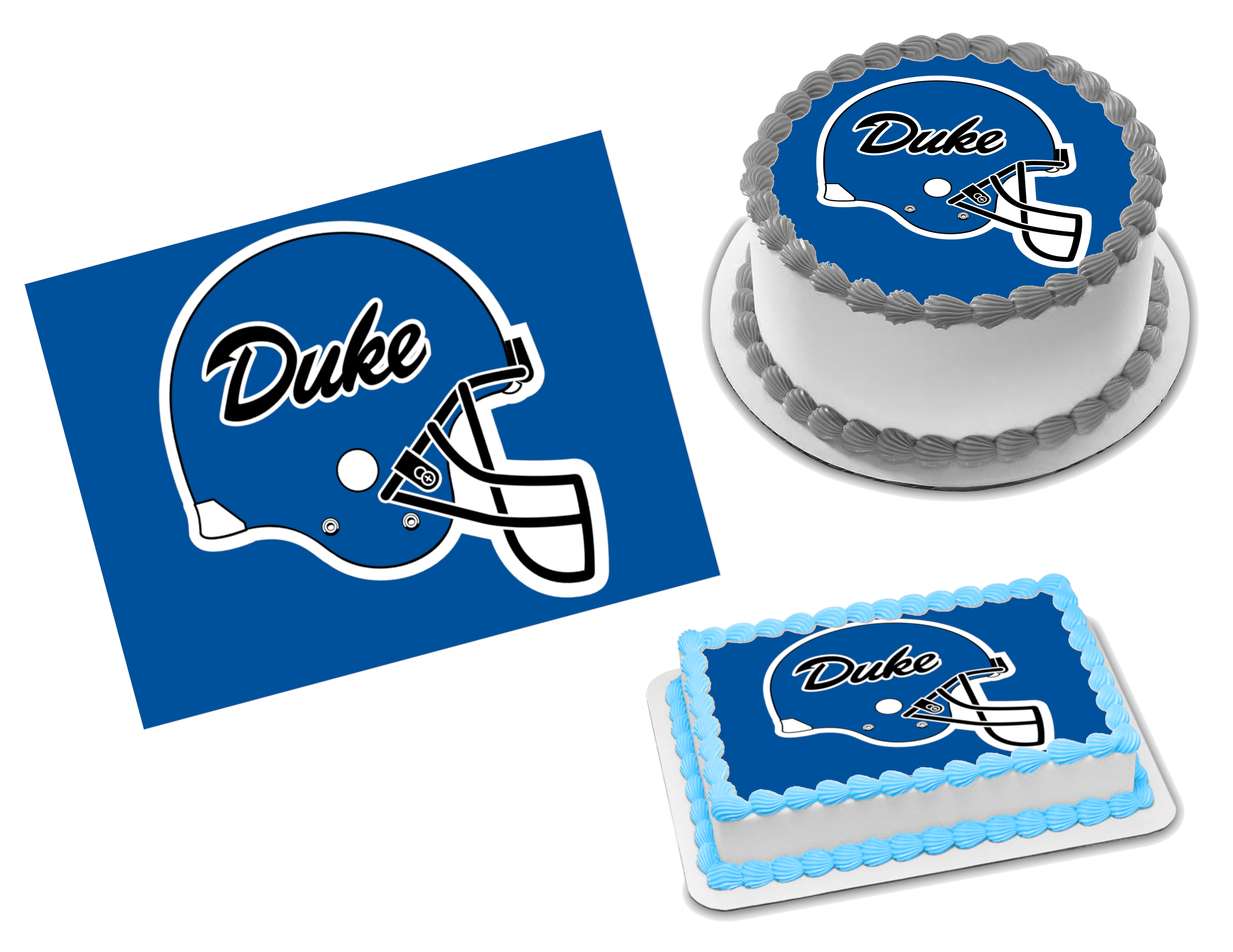 Duke Blue Devils Edible Image Frosting Sheet #3 Topper (70+ sizes ...