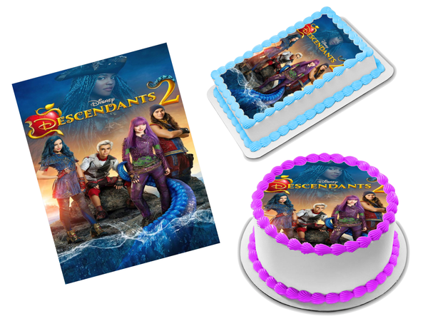 Descendants Edible Image Frosting Sheet #32 Topper (70+ sizes) – Sweet ...