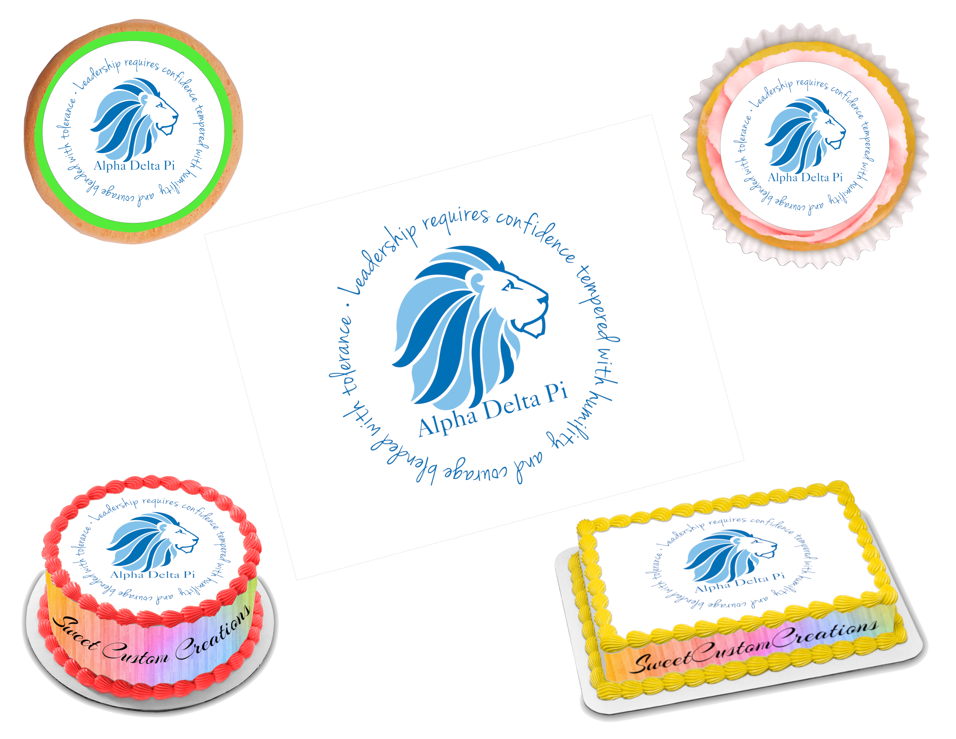 Alpha Delta Pi Edible Image Frosting Sheet #3 (80+ sizes) – Sweet ...