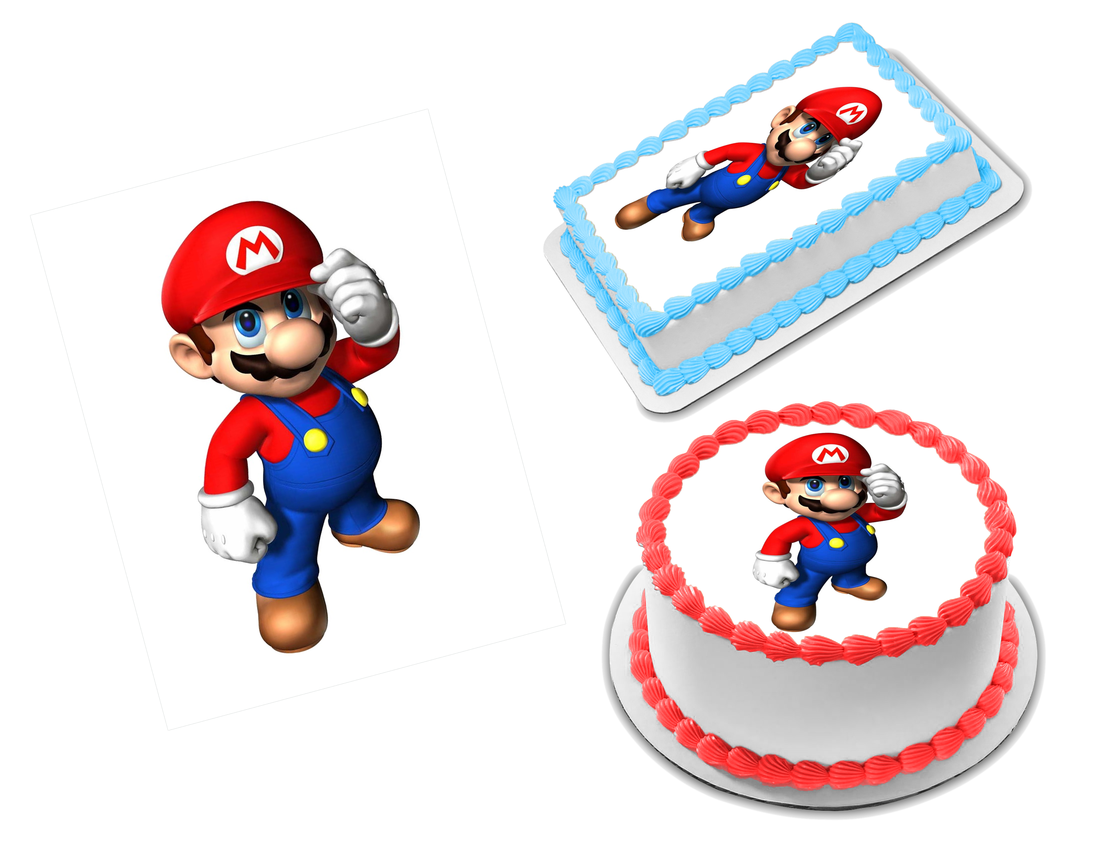 Super Mario Brothers Edible Image Frosting Sheet #6 (70+ sizes) – Sweet ...