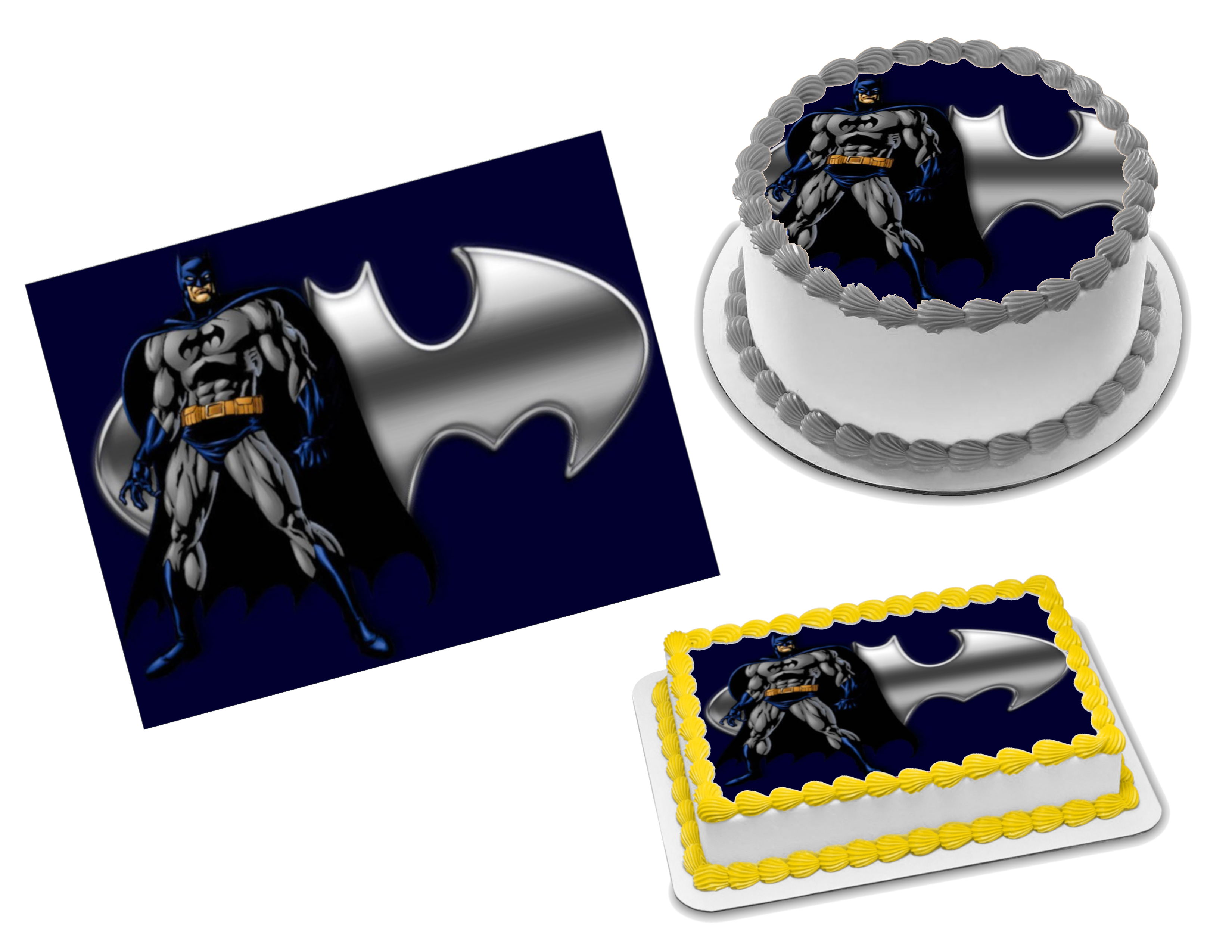 Batman Edible Image Frosting Sheet #6 Topper (80+ sizes) – Sweet Custom ...