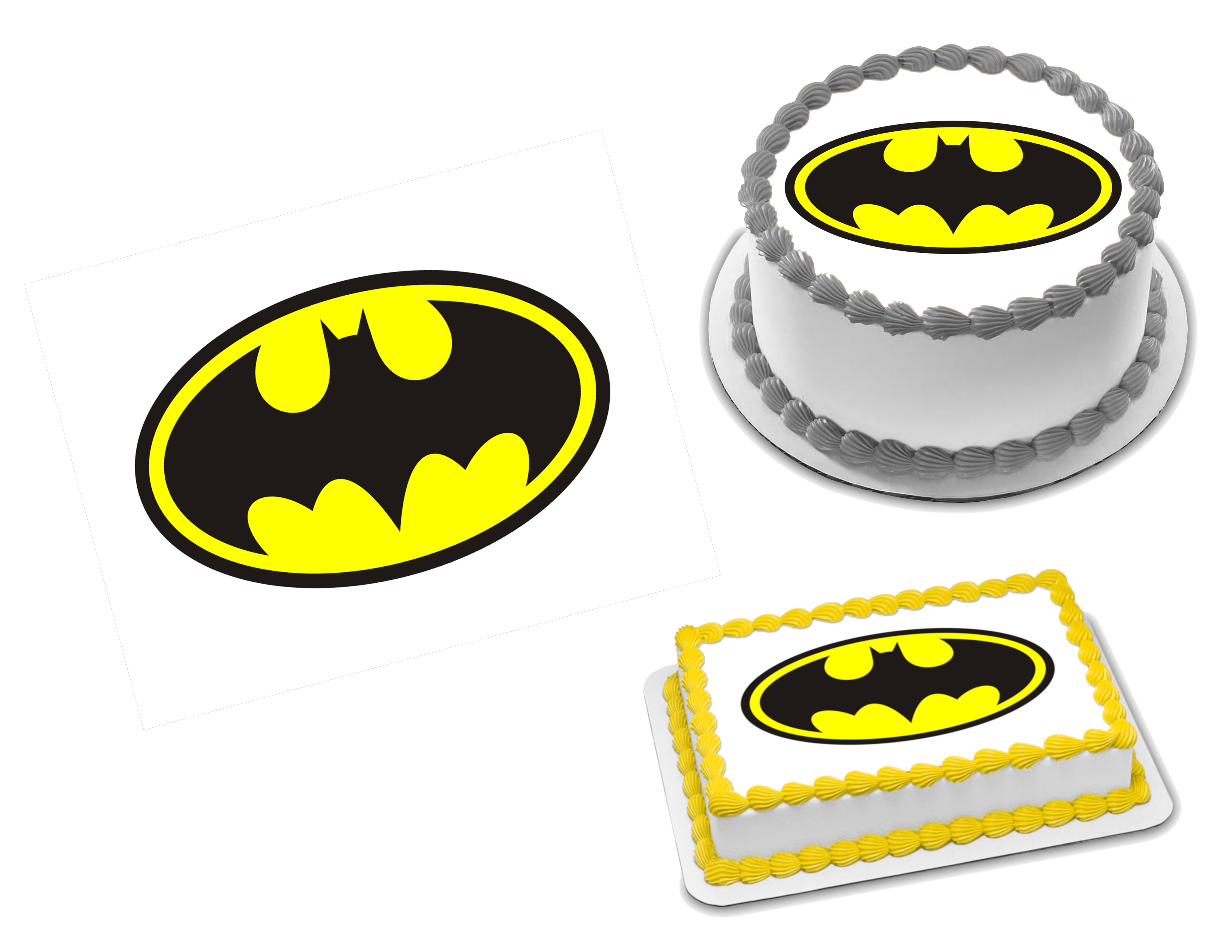 Batman Edible Image Frosting Sheet #60 Topper (70+ sizes) – Sweet ...
