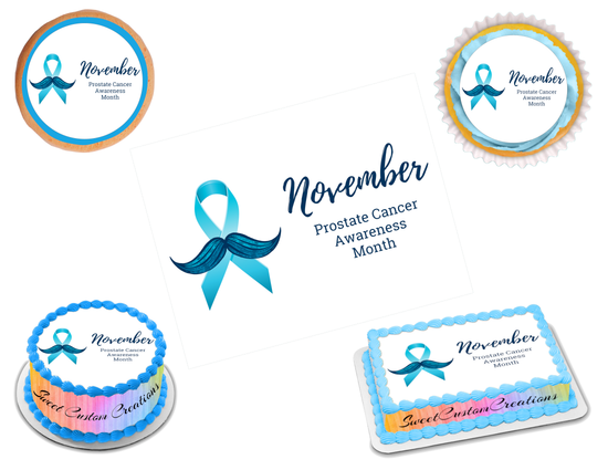 Prostate Cancer Awareness Edible Image Frosting Sheet #6 (80+ sizes ...